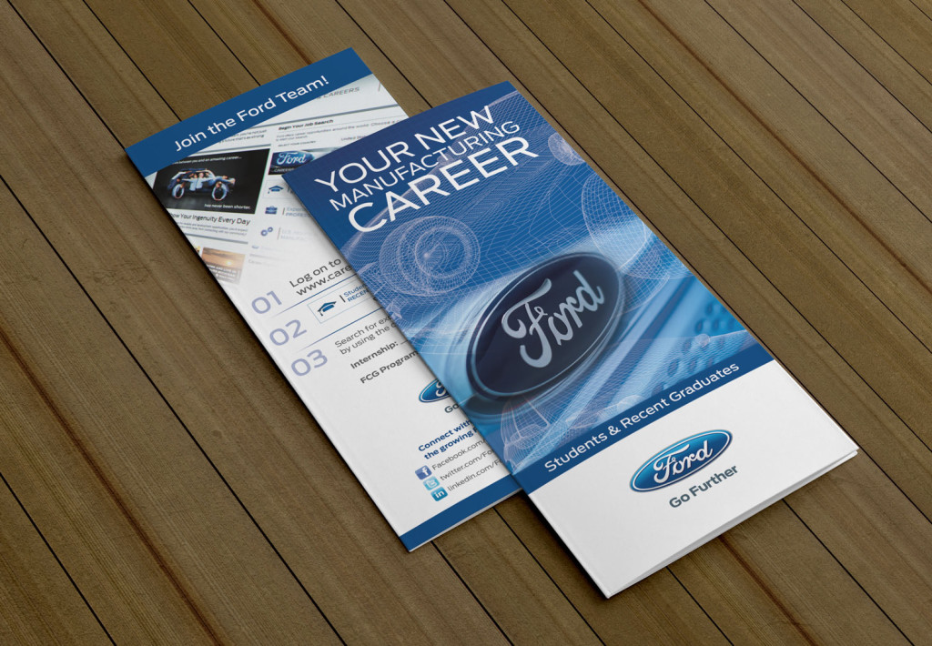 Ford Motor Company Trifold Brochure Design - Brochure Design and ...