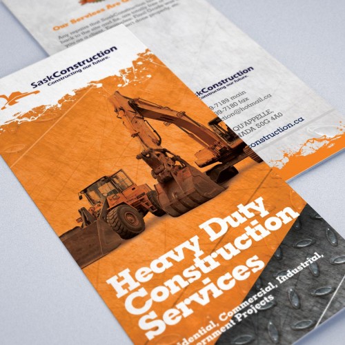Construction Services Trifold Brochure Design - Brochure Design and ...
