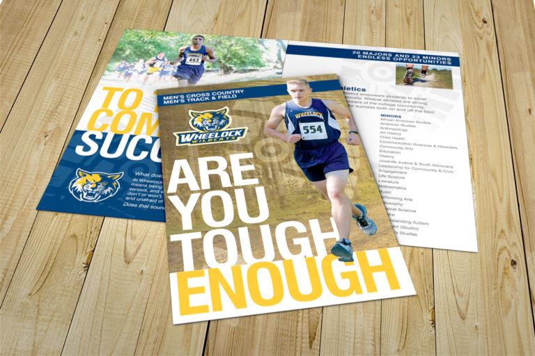 University Cross Country Program's 4 Page Brochure - Brochure Design ...