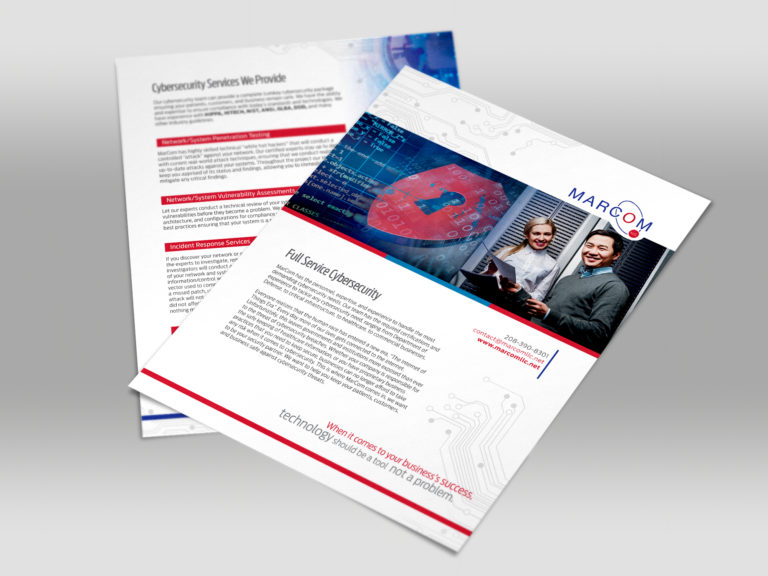 Cyber Security Flyer Design - Brochure Design and Printing - Brochure ...