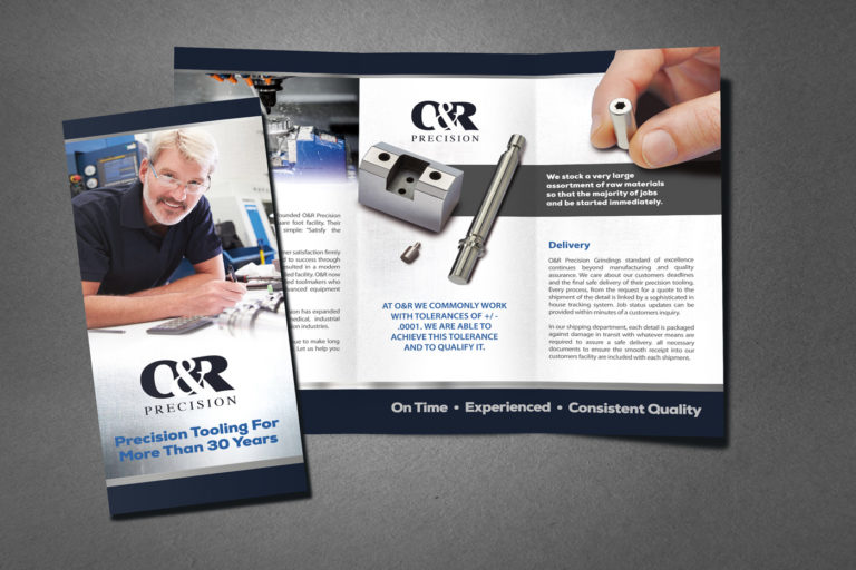 Tooling Company Trifold Brochure - Brochure Design and Printing ...