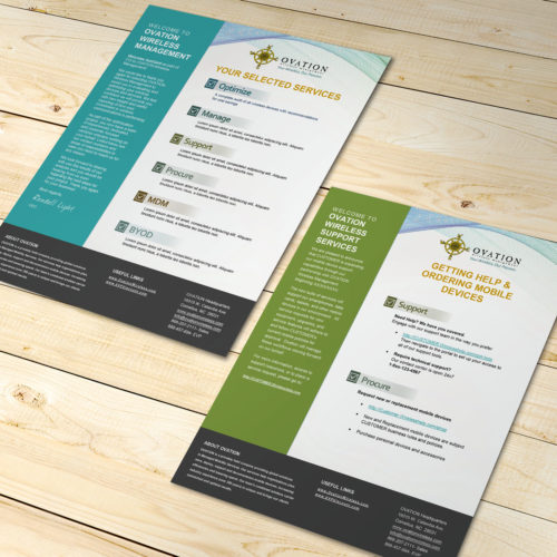 Technology Company Flyer Design - Brochure Design and Printing ...