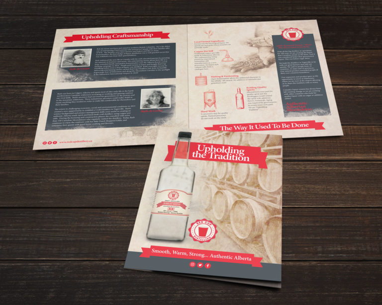 Spirits Distillery Brochure Design - Brochure Design and Printing ...
