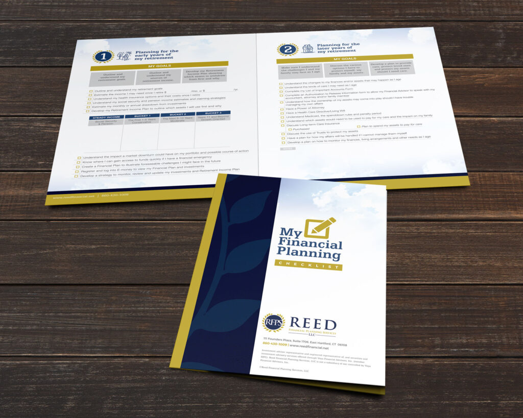 Financial 4 Page Corporate Brochure - Brochure Design and Printing ...